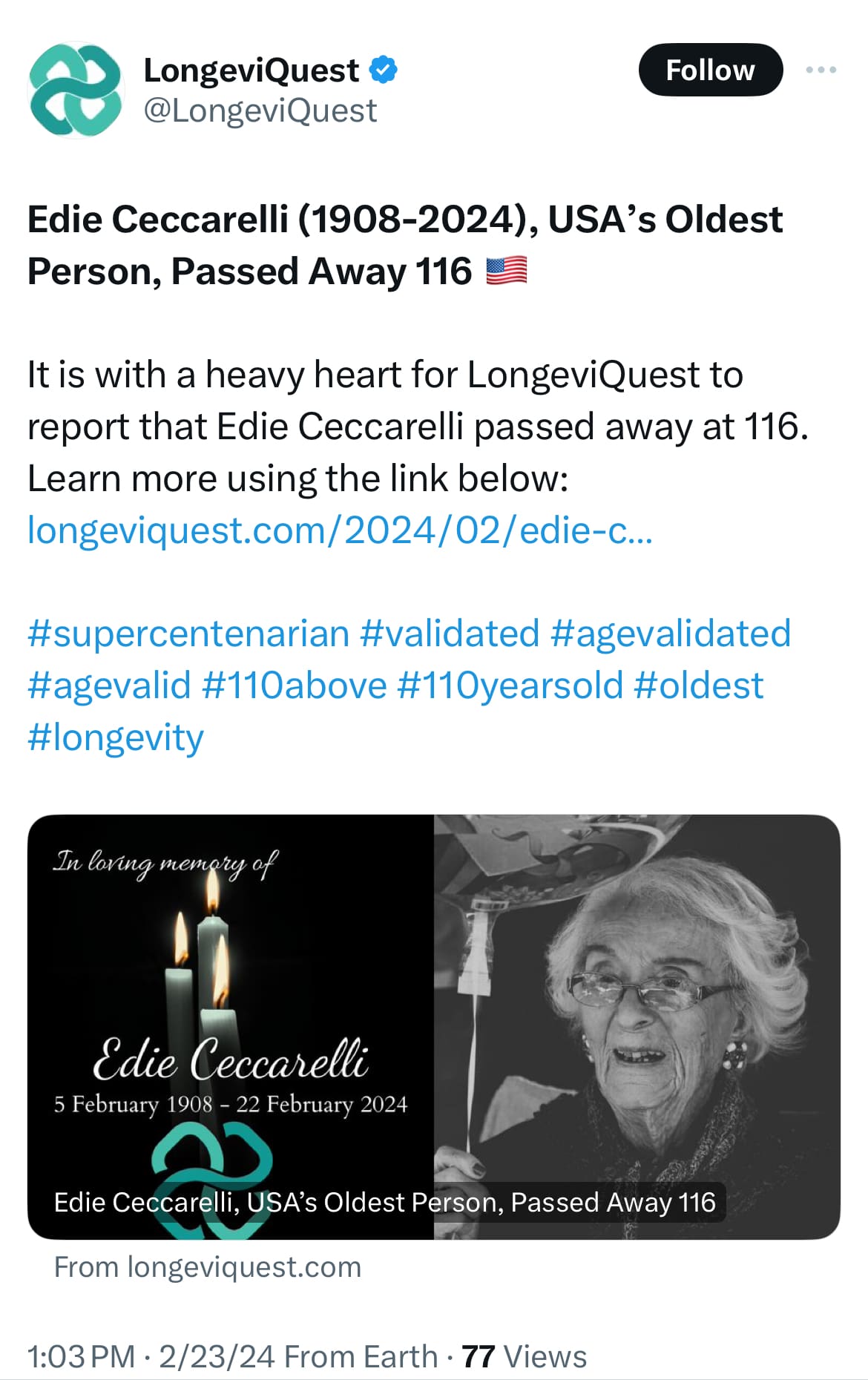 Black Texas Woman Becomes Oldest Living American At 114 Years Old ...