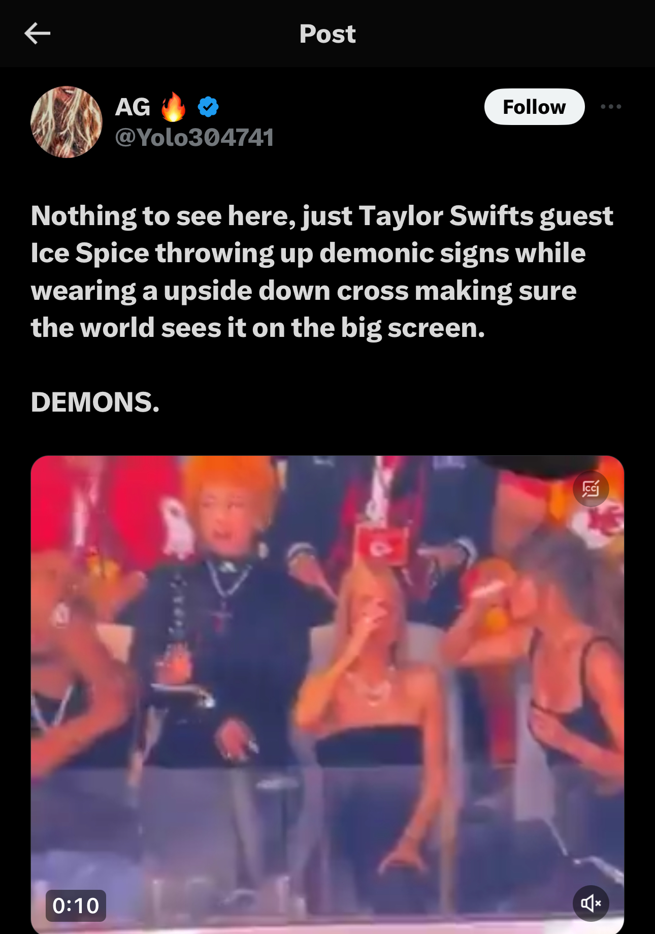 Ice Spice Accused Of Being Demonic After She Appears To Throw Up Hand ...