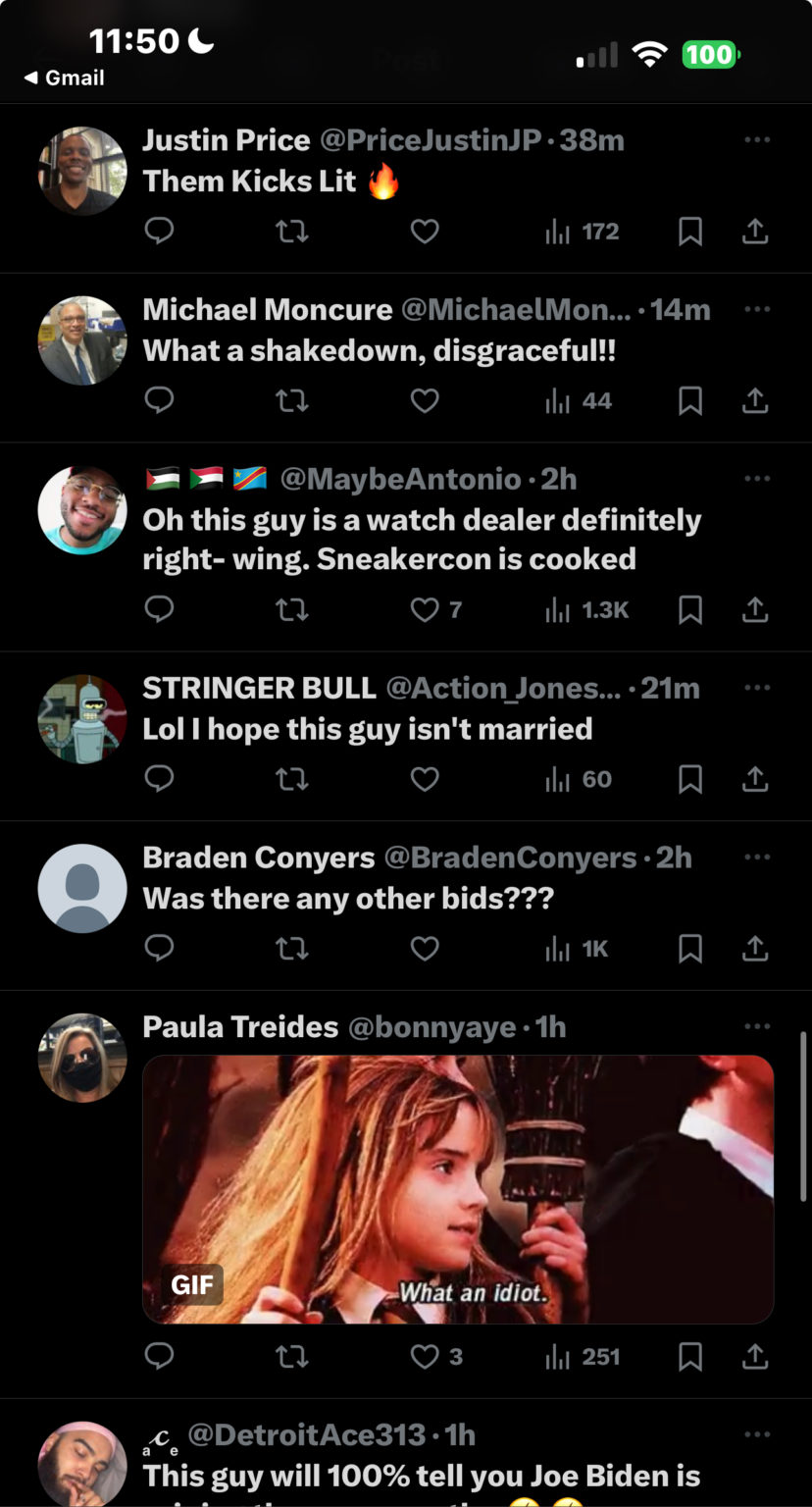 Donald Trump: Man Secures First-Ever 'Never Surrender' Gold-High Top ...