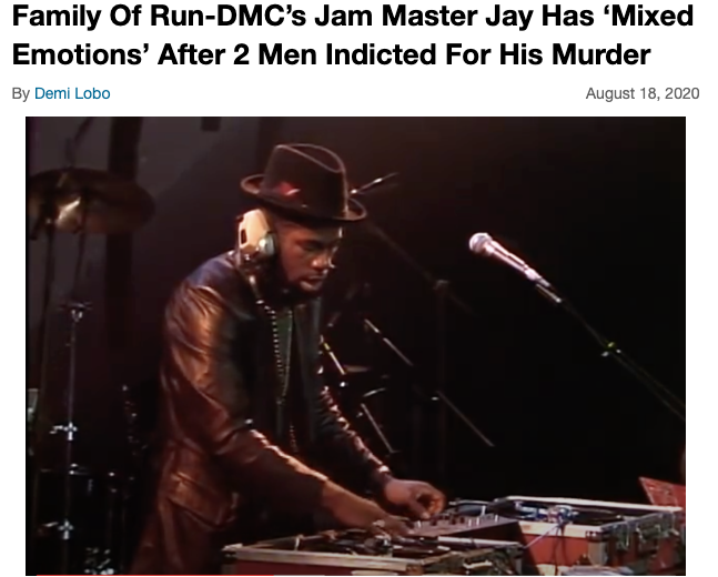 Update: Jam Master Jay's Godson & Childhood Friend Convicted Of Killing ...