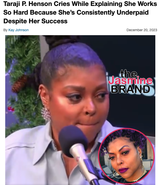 Mo'Nique Says It Was ‘Painful To Watch’ Taraji P. Henson Break Down ...