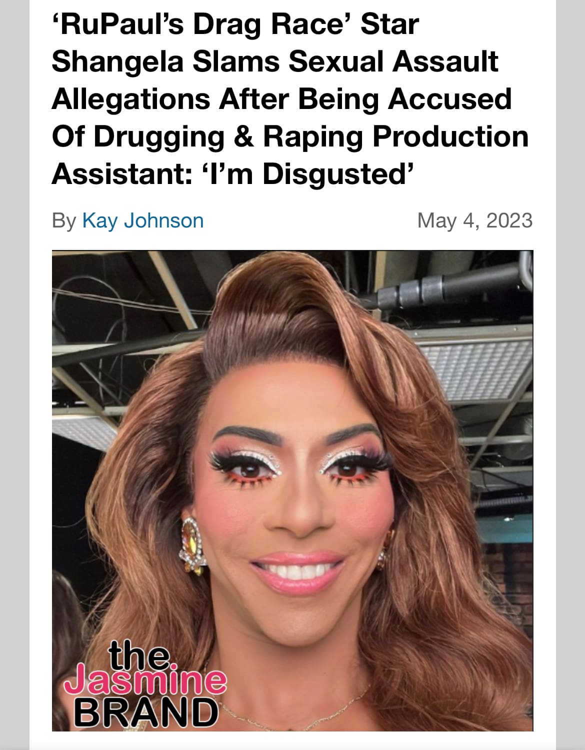 Former ‘RuPaul’s Drag Race’ Star Shangela Accused Of Sexual Assault By ...
