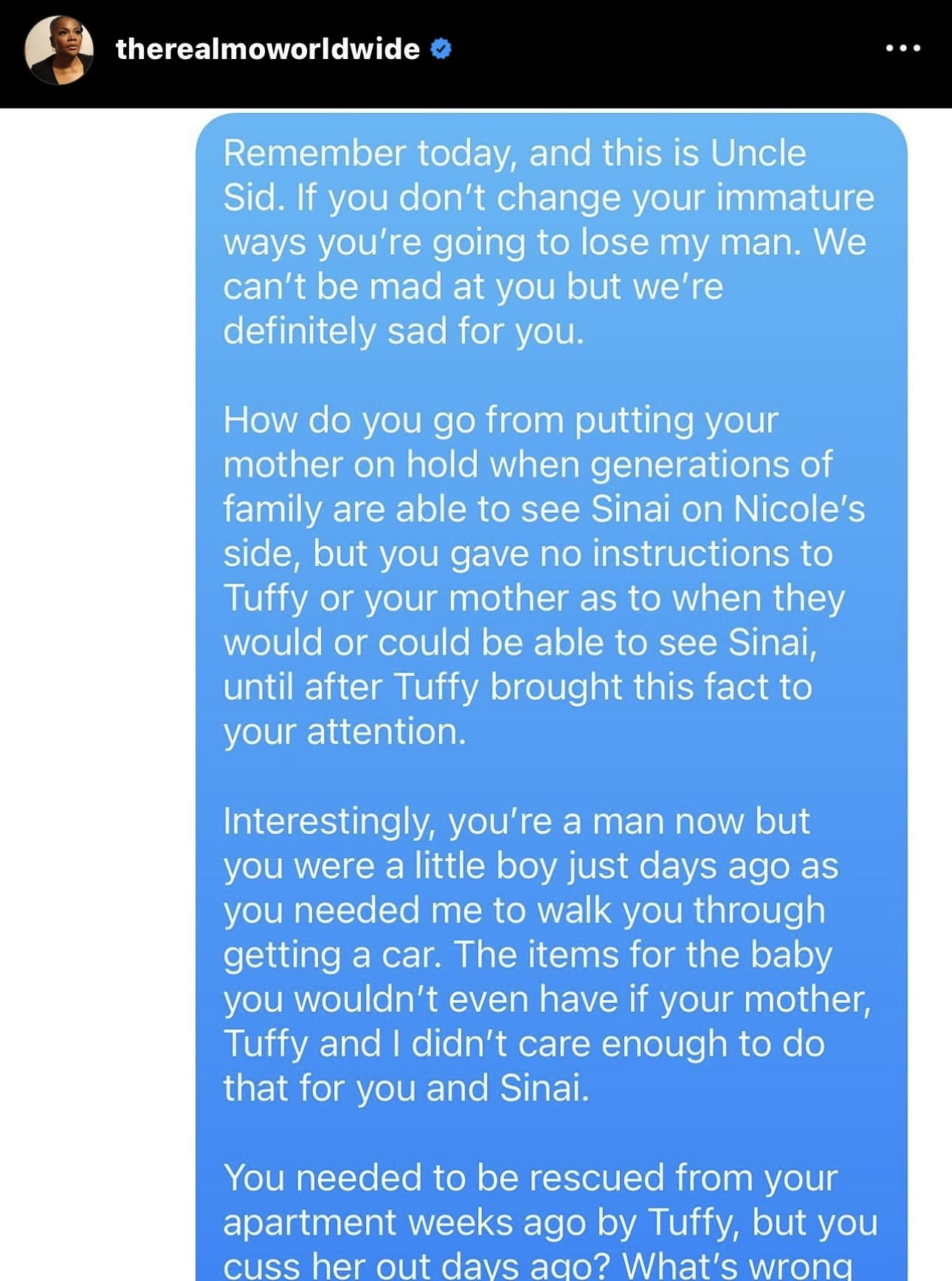 Mo'Nique's Son, Shalon Jackson, Speaks Out After Comedian Makes "F*ck ...