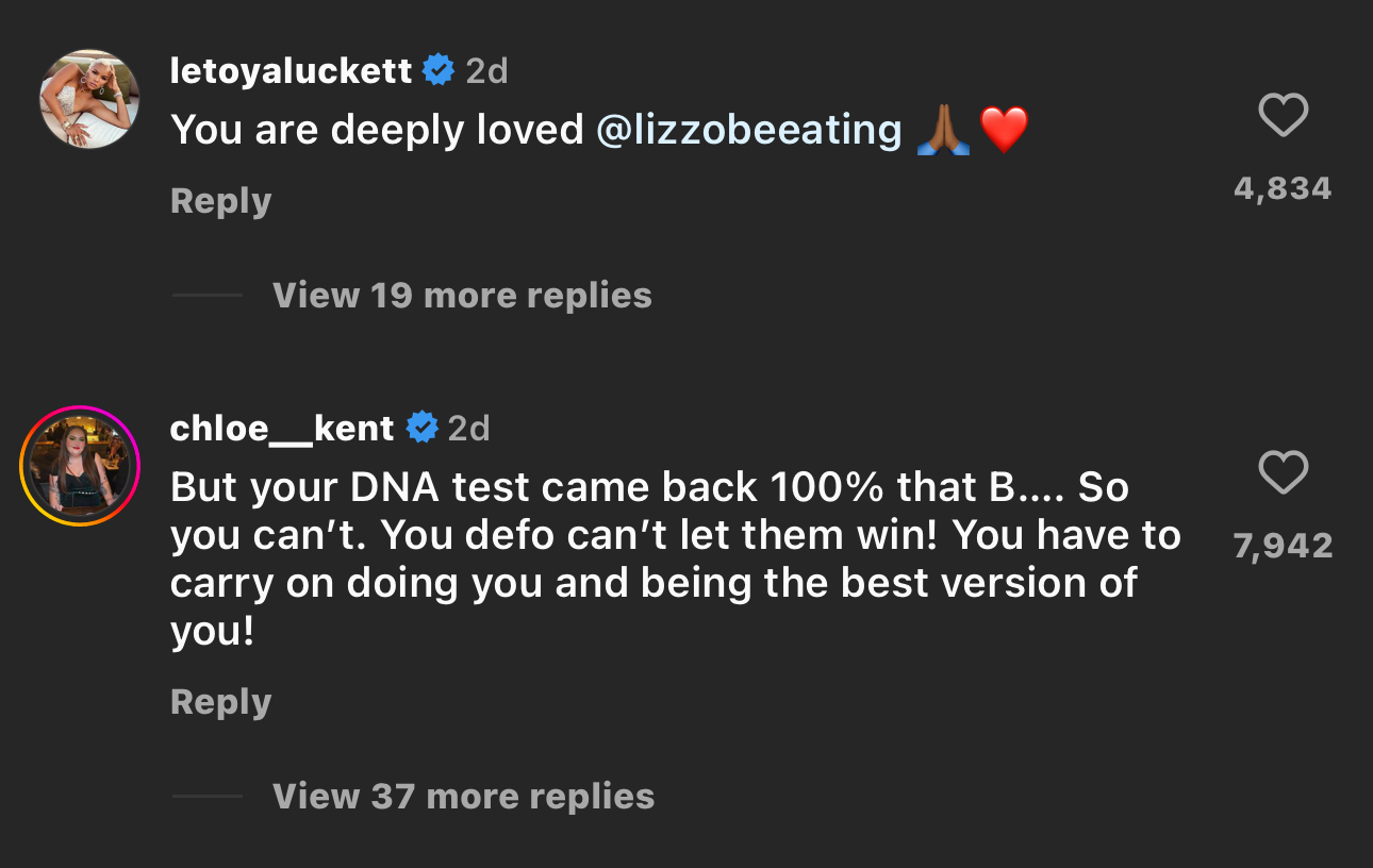 Update: Lizzo Clarifies ‘I Quit’ Post, Says ‘I Mean I Quit Giving Any ...