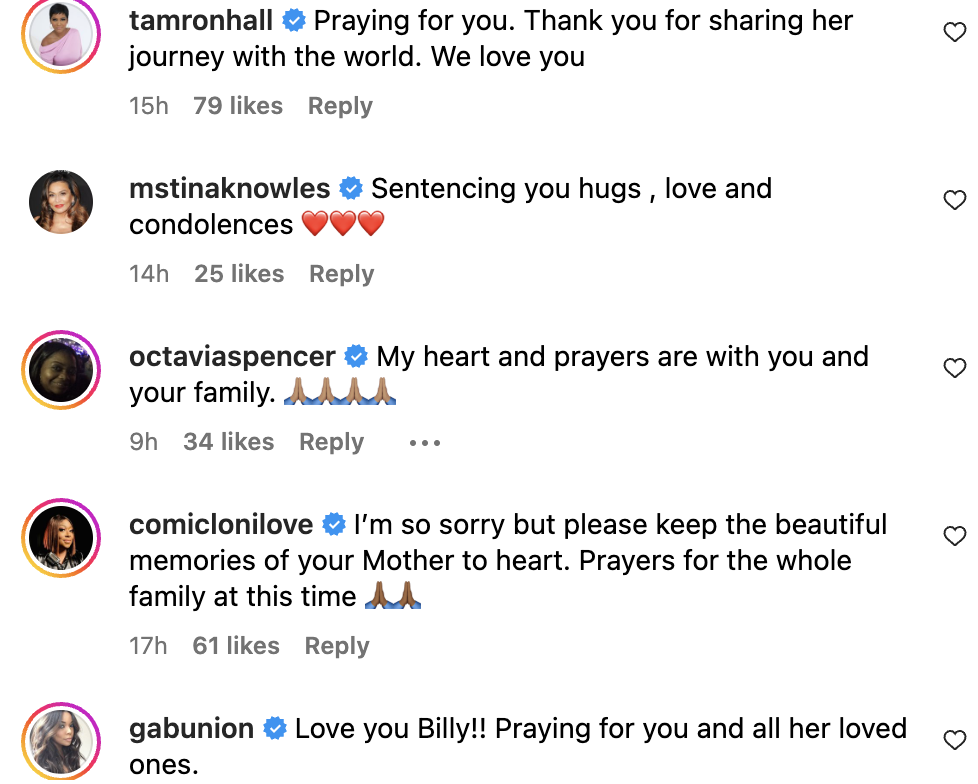 Billy Porter 'Heartbroken' As He Announces Death Of His Mother: 'Her ...