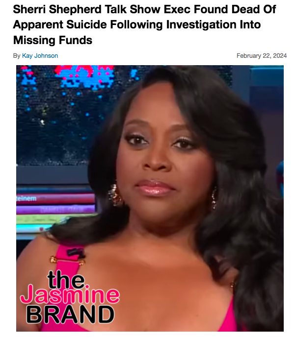 ‘Sherri’ Shepherd Daytime Talk Show Renewed For Season 3 - theJasmineBRAND