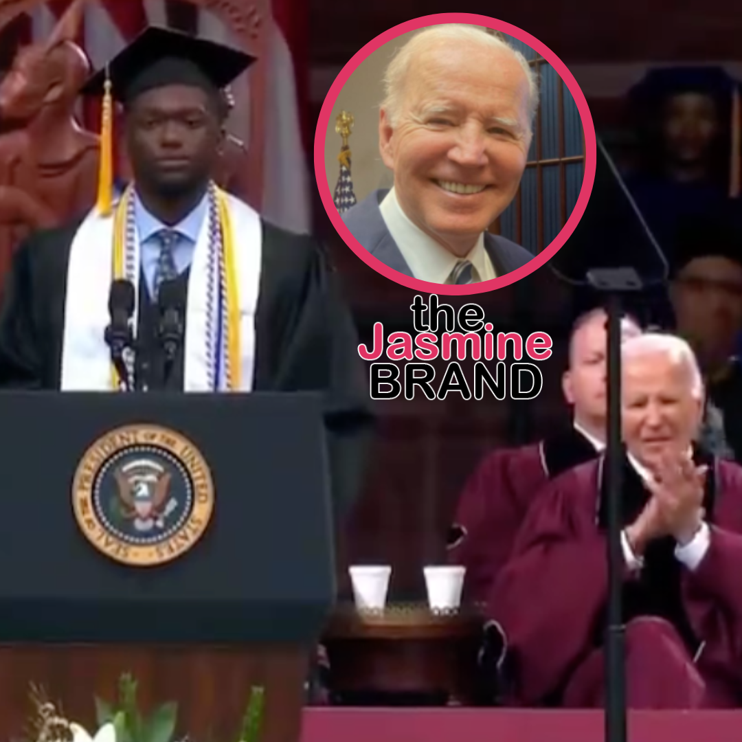 President Joe Biden Applauds As Morehouse Valedictorian Calls For ...
