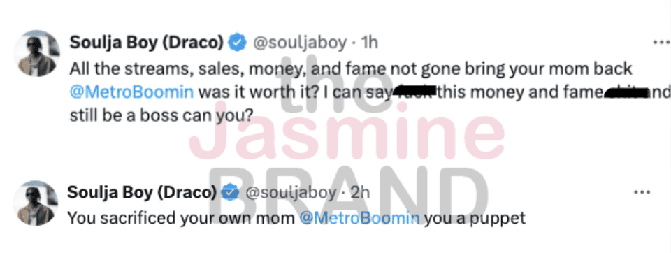 21 Savage & Soulja Boy Trade Threats On Social Media: 'Imma Swing On ...