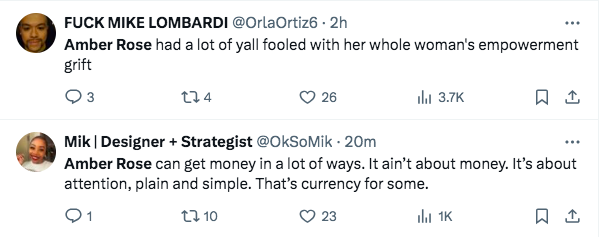 Amber Rose Faces More Backlash As She Continues To Show Support For ...