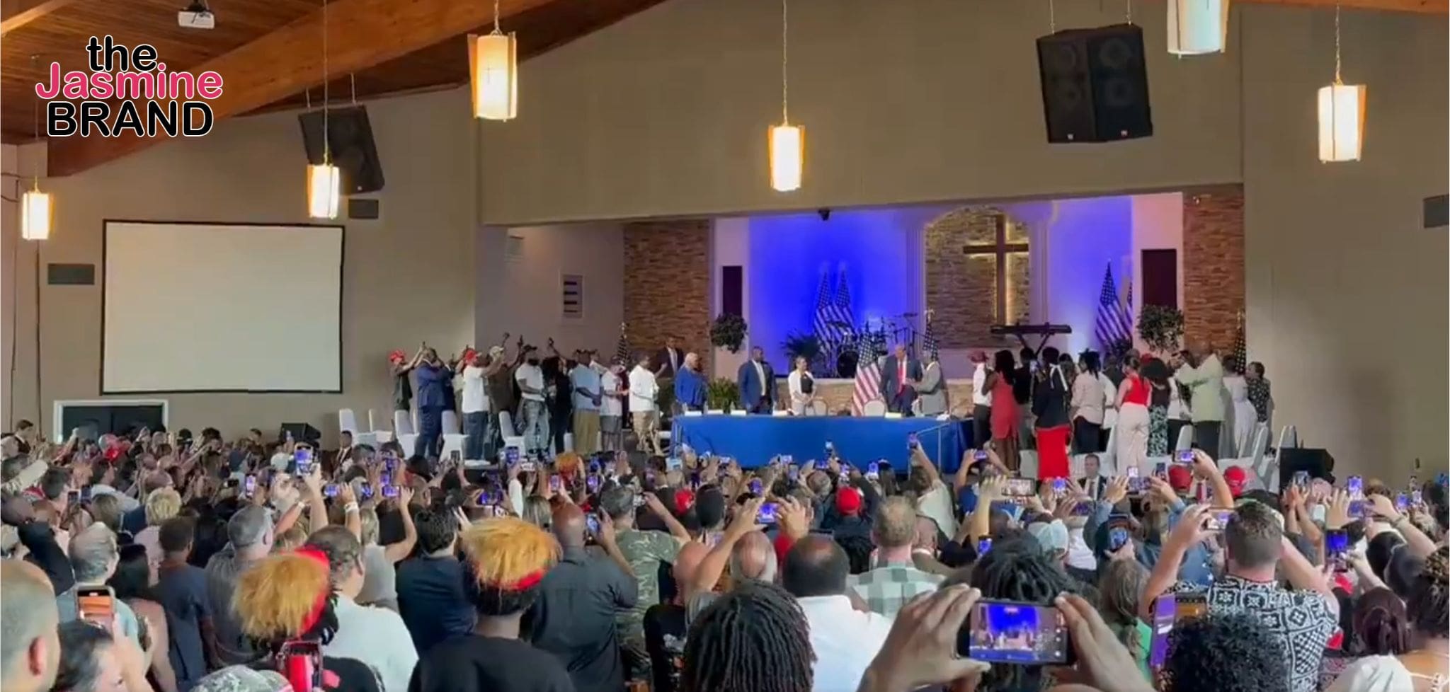 Donald Trump's Visit To Predominantly Black Church In Detroit Sparks ...