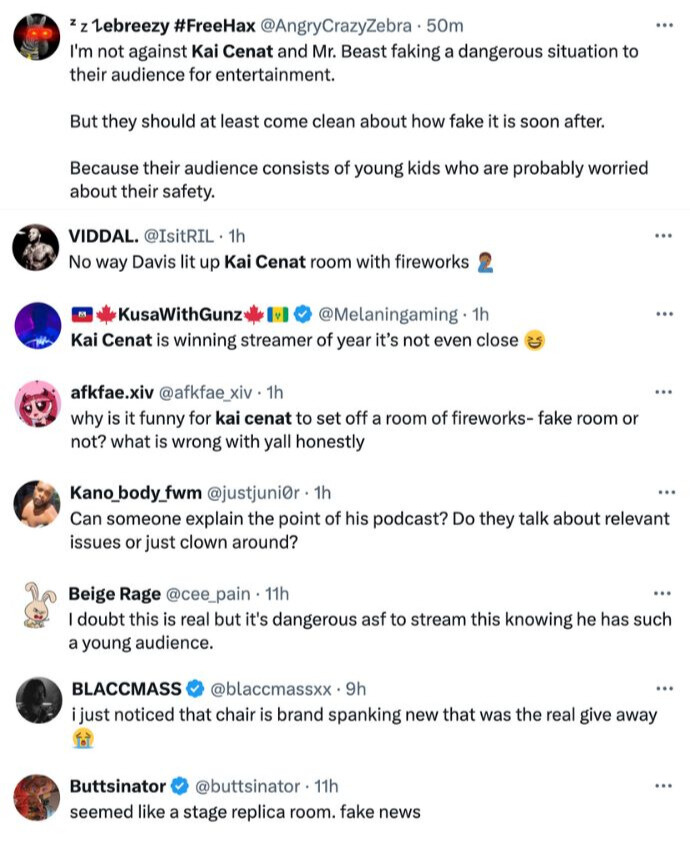 Kai Cenat’s Room Explodes After Fellow YouTuber AMP Davis Sets Off ...