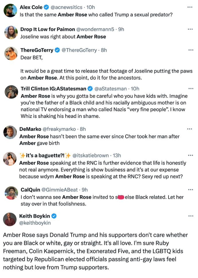 Amber Rose Says ‘Media Lied’ About Donald Trump, Says The Former ...