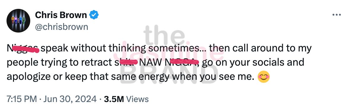 Chris Brown Tells PartyNextDoor ‘Apologize Or Keep That Same Energy ...