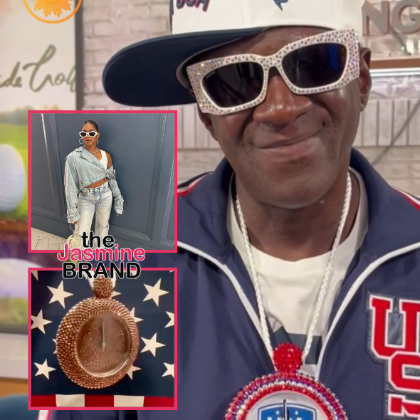 Flavor Flav Gifts Gymnast Jordan Chiles Bronze Clock Necklace After ...