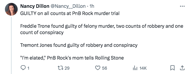 PnB Rock - Man Accused Of Instructing Teenage Son To Rob Rapper Found ...