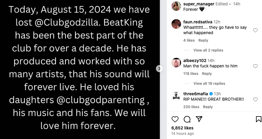 Houston Rapper BeatKing Passes Away At 39 After Being Hospitalized For ...