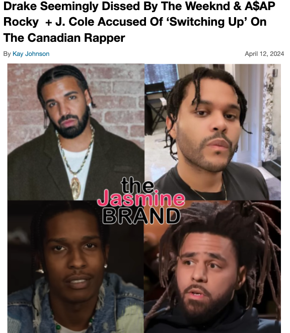 A$AP Rocky On Beef w/ Drake: 'I Got Bigger Fish To Fry Than Some P***y ...