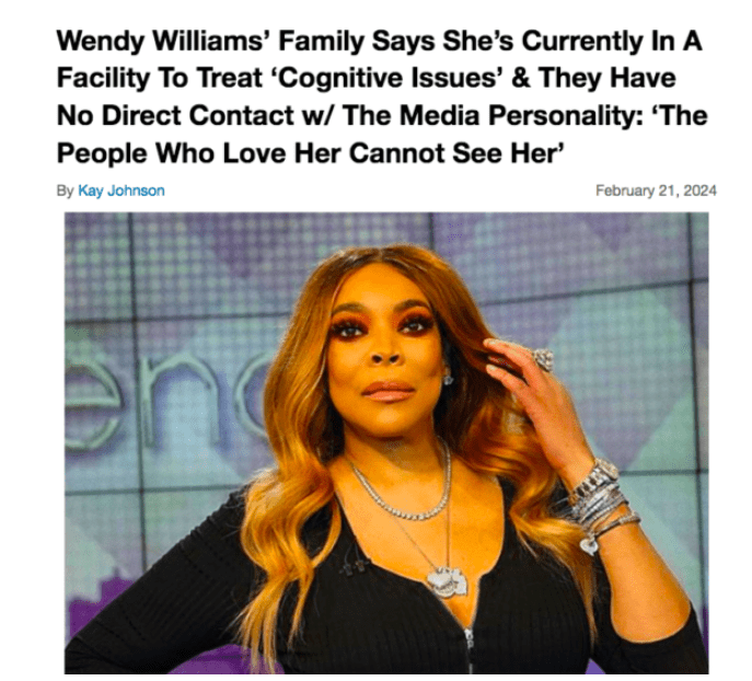 Wendy Williams Spotted In Public For First Time In More Than A Year ...