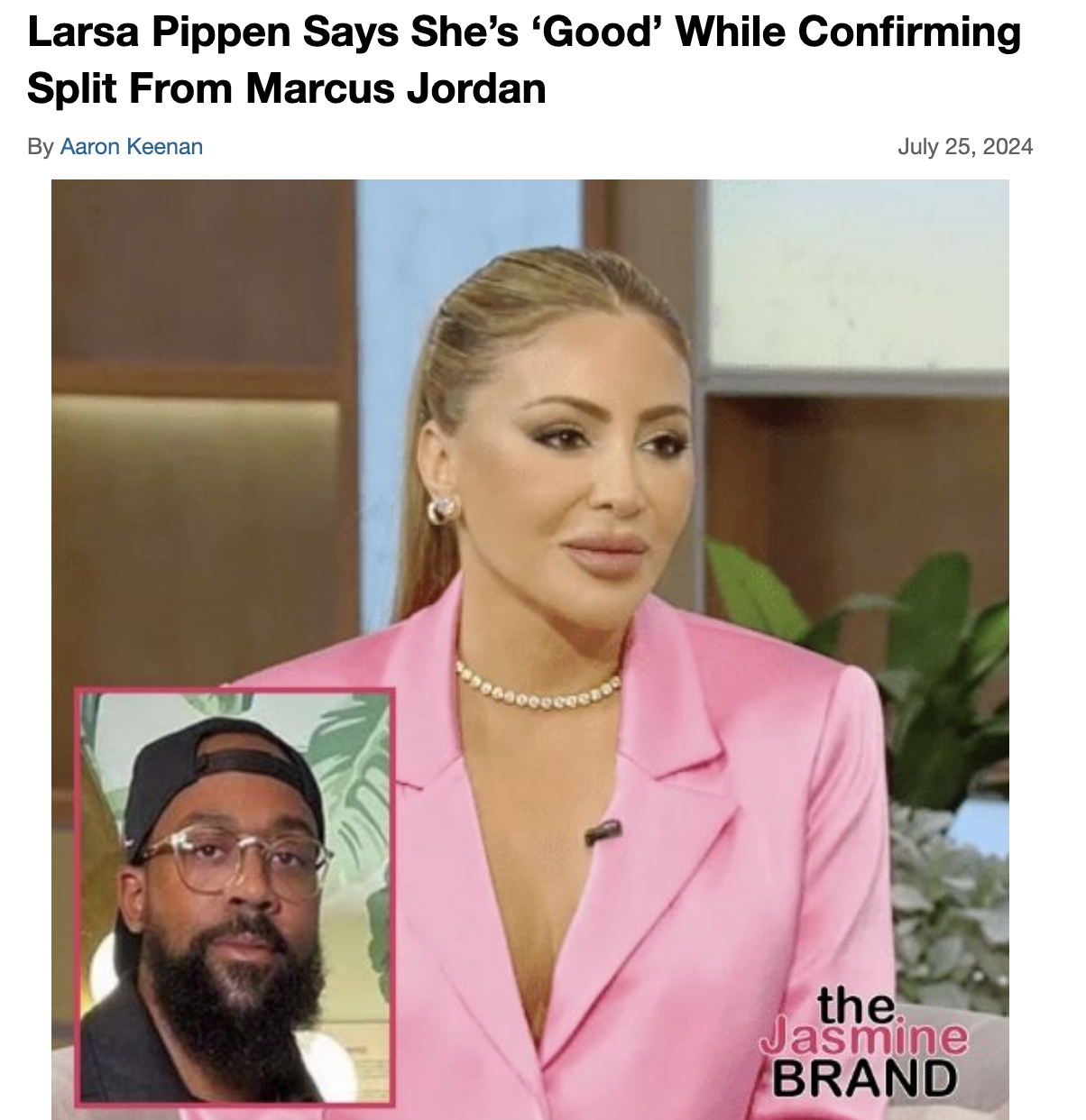 Marcus Jordan Sparks Controversy After Being Seen Snorting White Powder ...