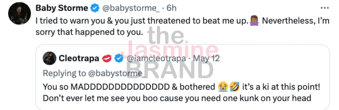 Ice Spice Says Cleotrapa Is 'Entitled' & 'Crashing Out' As She Responds ...