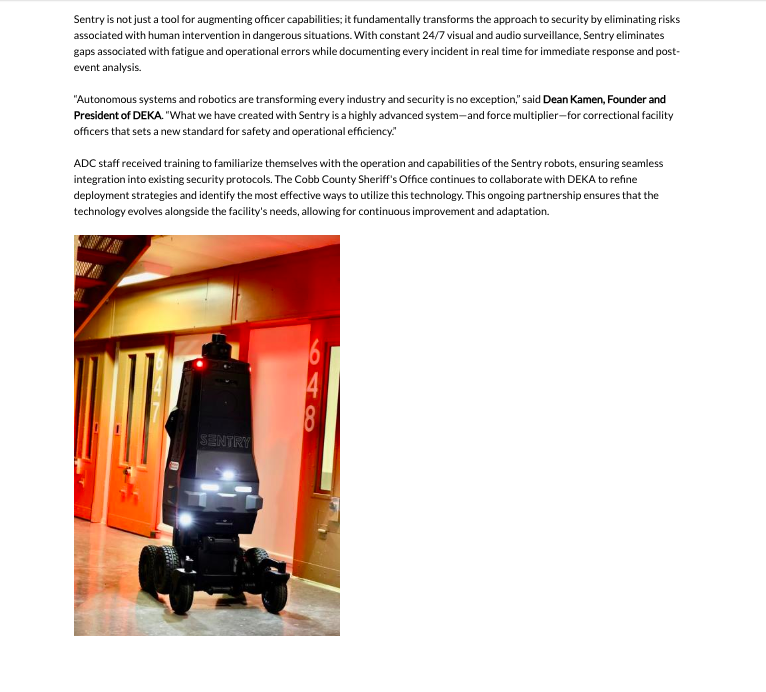 Georgia Sheriff's Office Launches State-Of-The-Art Robot Security ...