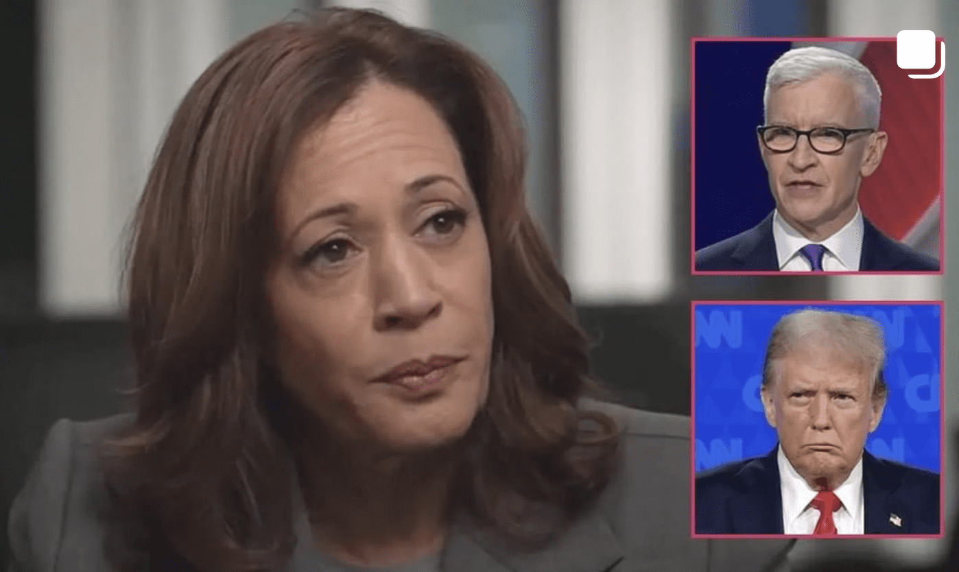 CNN & Anderson Cooper Face Backlash For Holding Kamala Harris To A ...