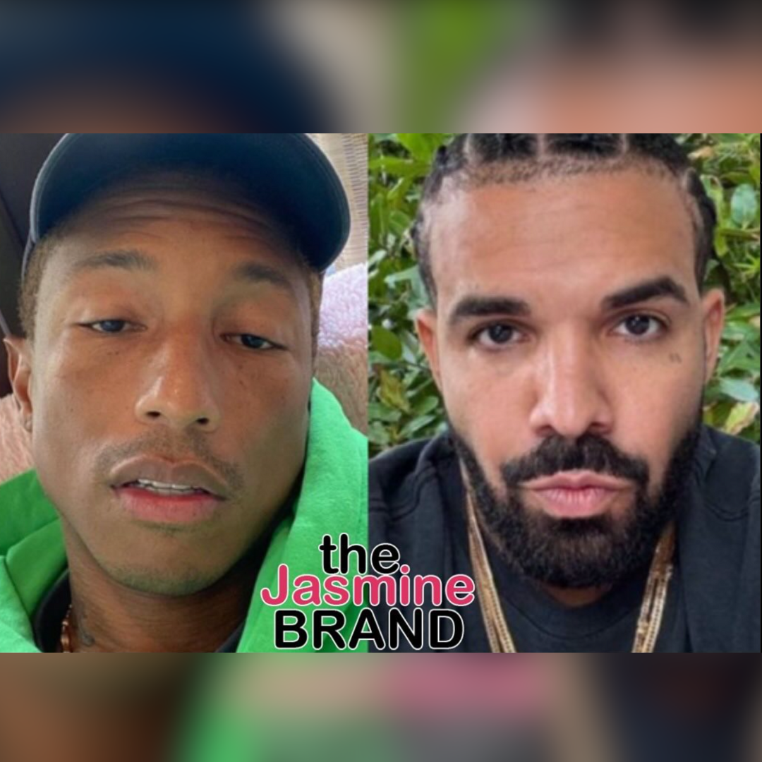 Pharrell Responds To Drake Purchasing His Auctioned Jewelry: 'He's A ...