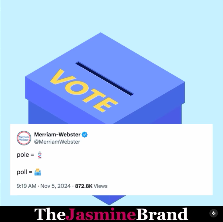 Merriam-Webster Breaks Down Pole Vs. Poll - theJasmineBRAND