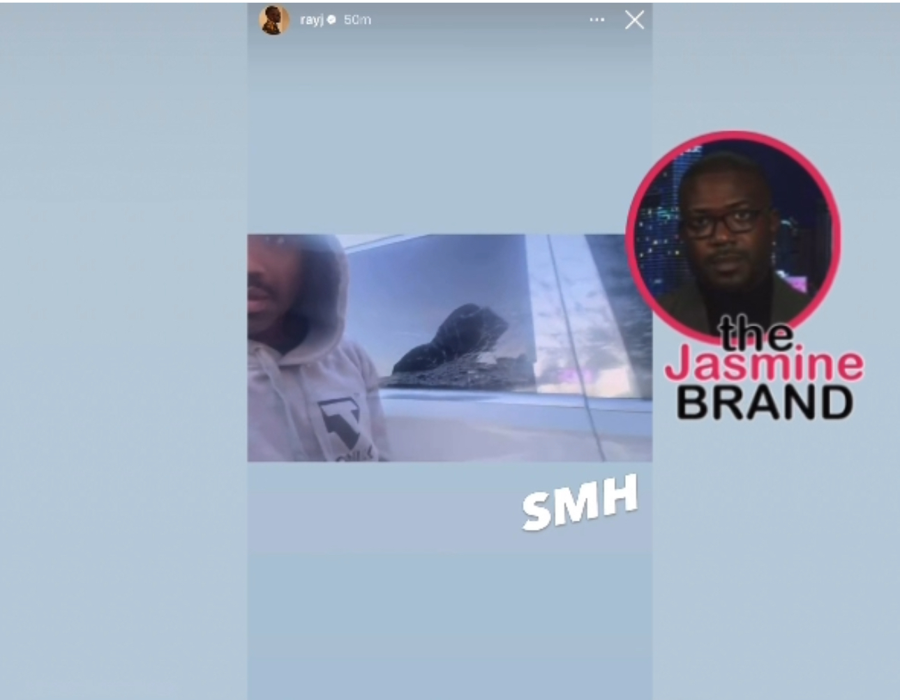 Ray J Reveals Someone Bust The Windows In His Car - theJasmineBRAND