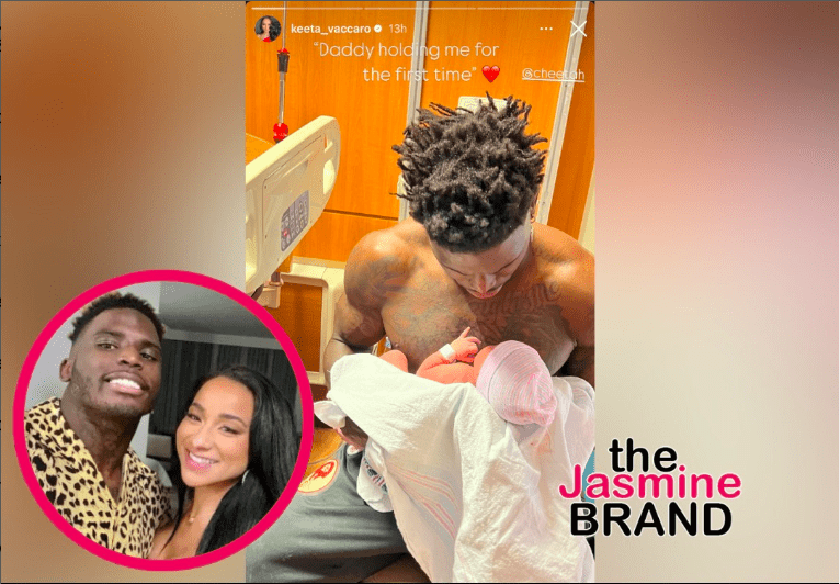 NFL Star Tyreek Hill Welcomes 1st Baby w/ Wife Keeta Vaccaro, His 4th ...