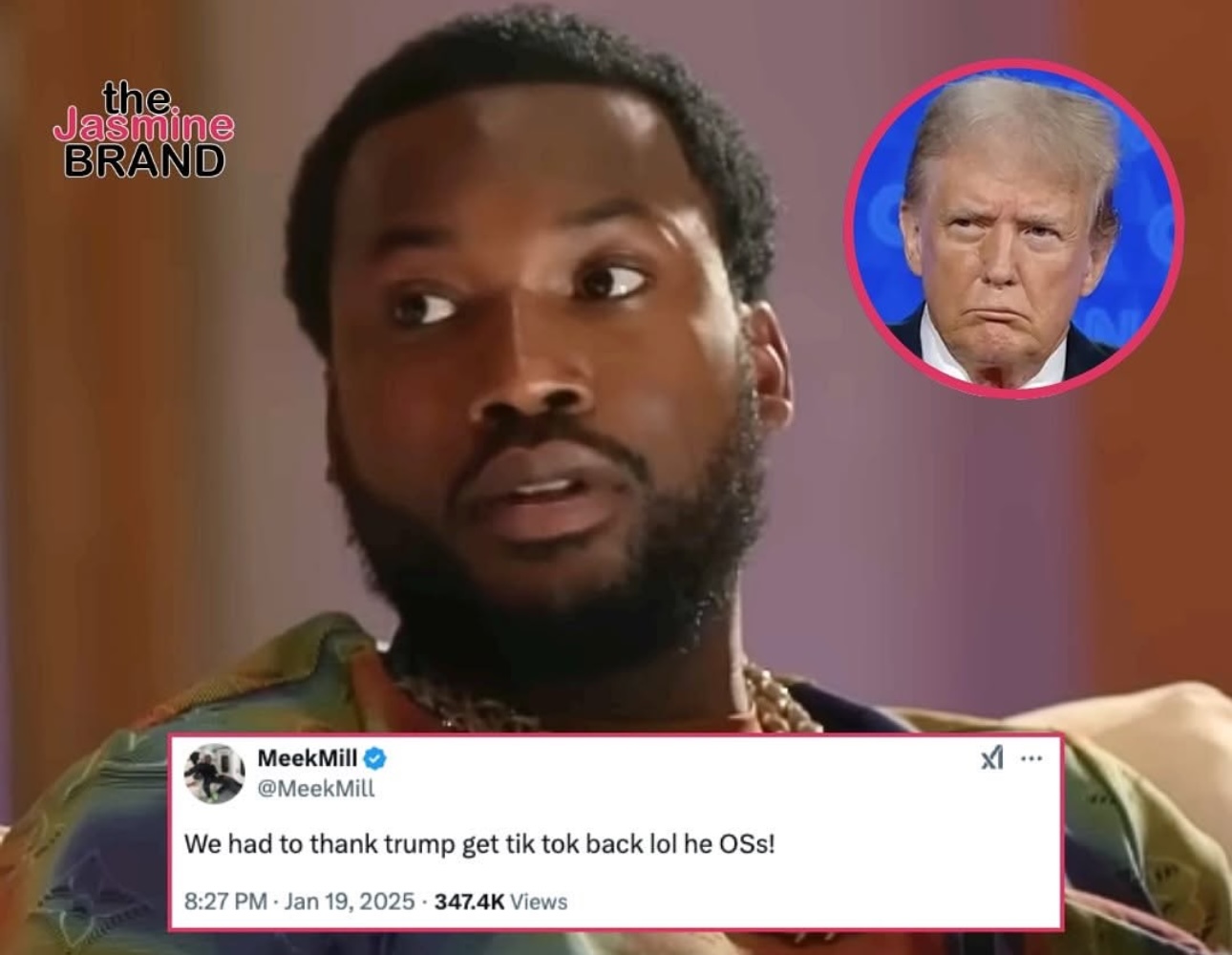 Meek Mill Reacts To TikTok’s Return In The U.S.: ‘We Had To Thank Trump ...