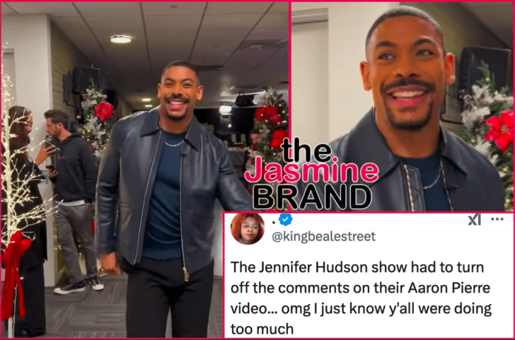 'The Jennifer Hudson Show' Turns Off Comments From Aaron Pierre's ...