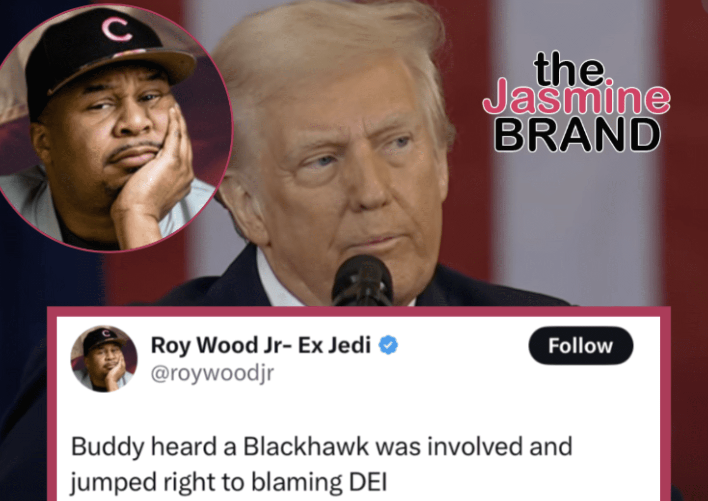 Comedian Roy Wood Jr. Calls Out Trump For Blaming Fatal American ...