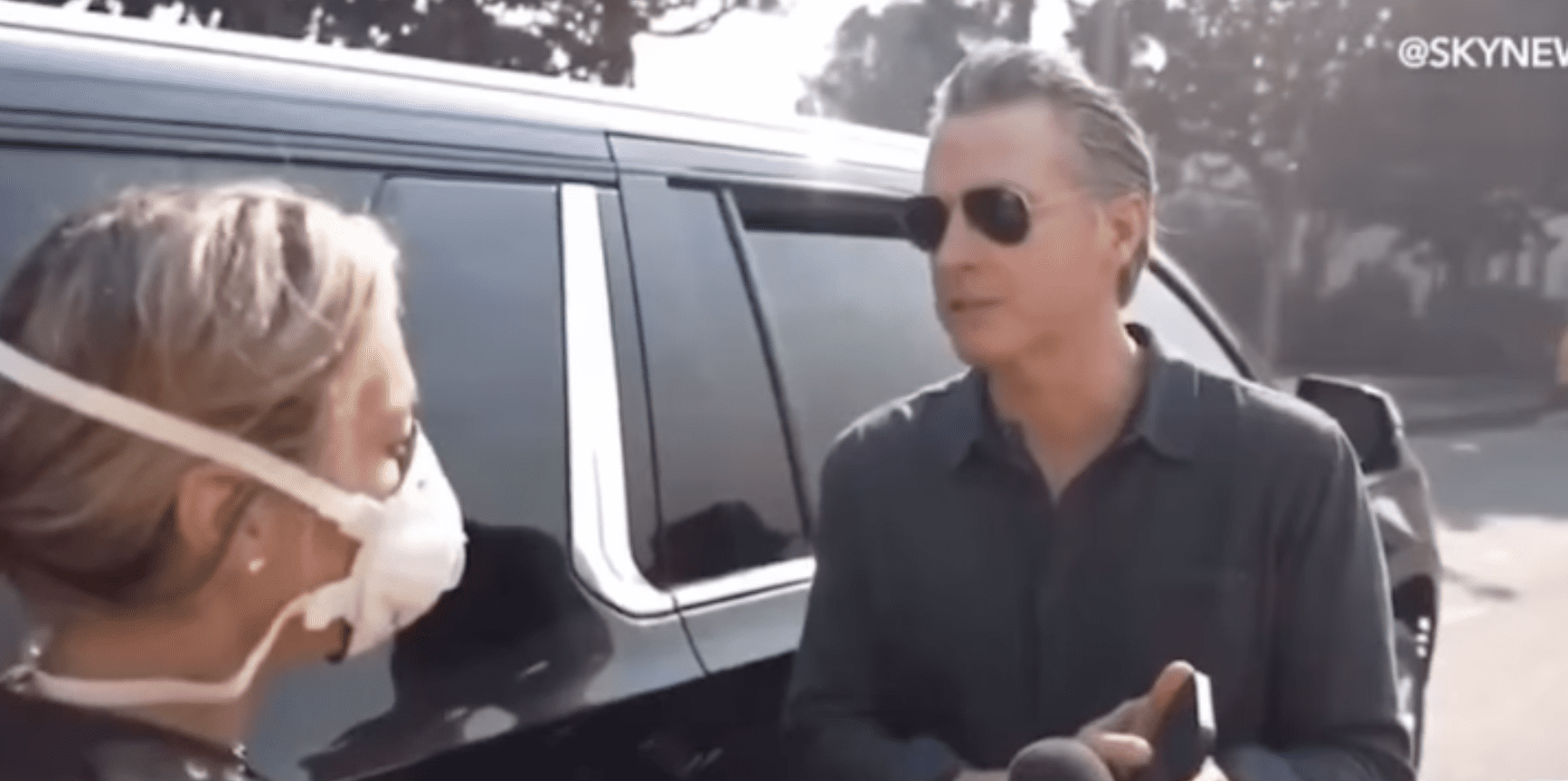 California Governor Gavin Newsom Confronted By Mother After Palisades ...