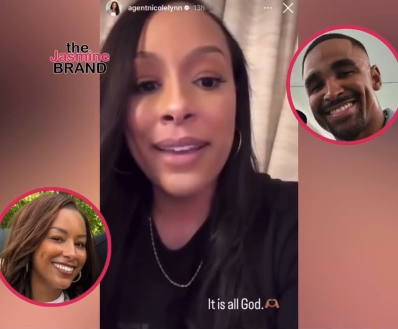 Jalen Hurts’ Agent Nicole Lynn Thanks God After Eagles’ Super Bowl ...