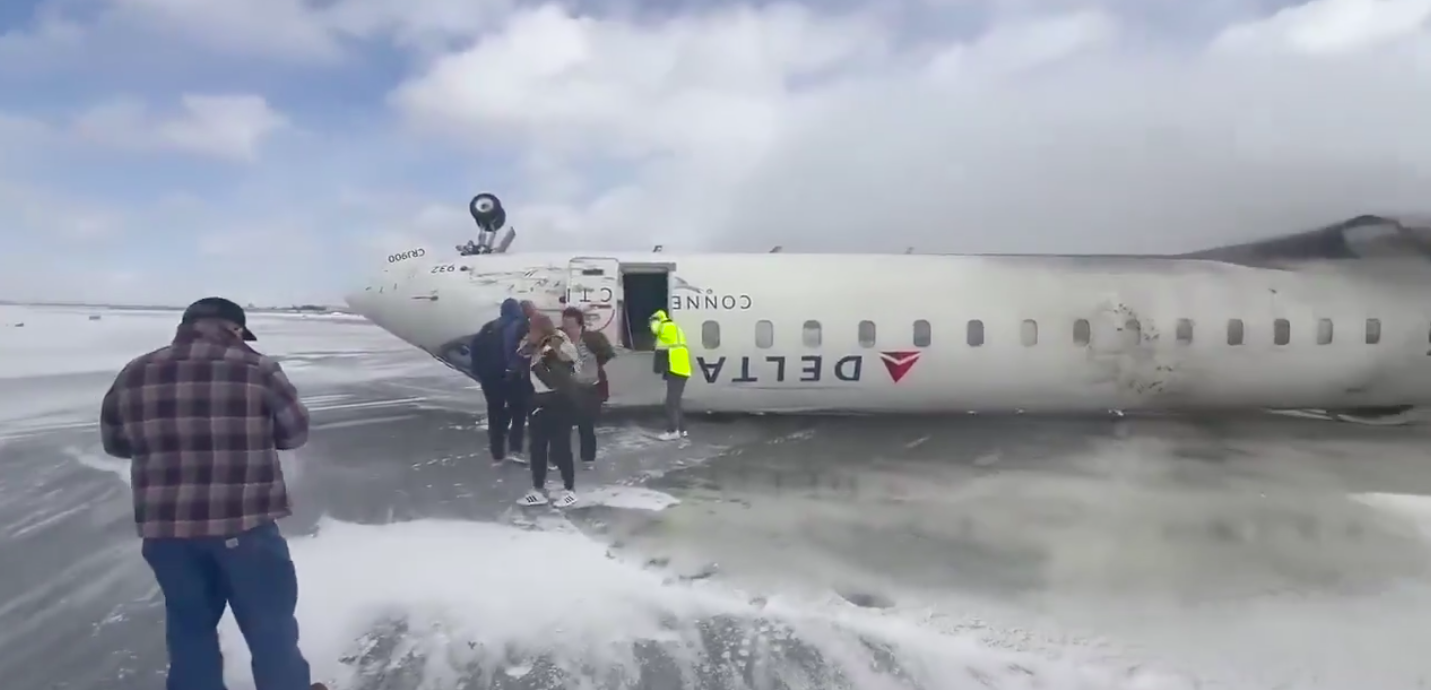 Several Injured After Delta Plane Crashes At Airport In Canada ...