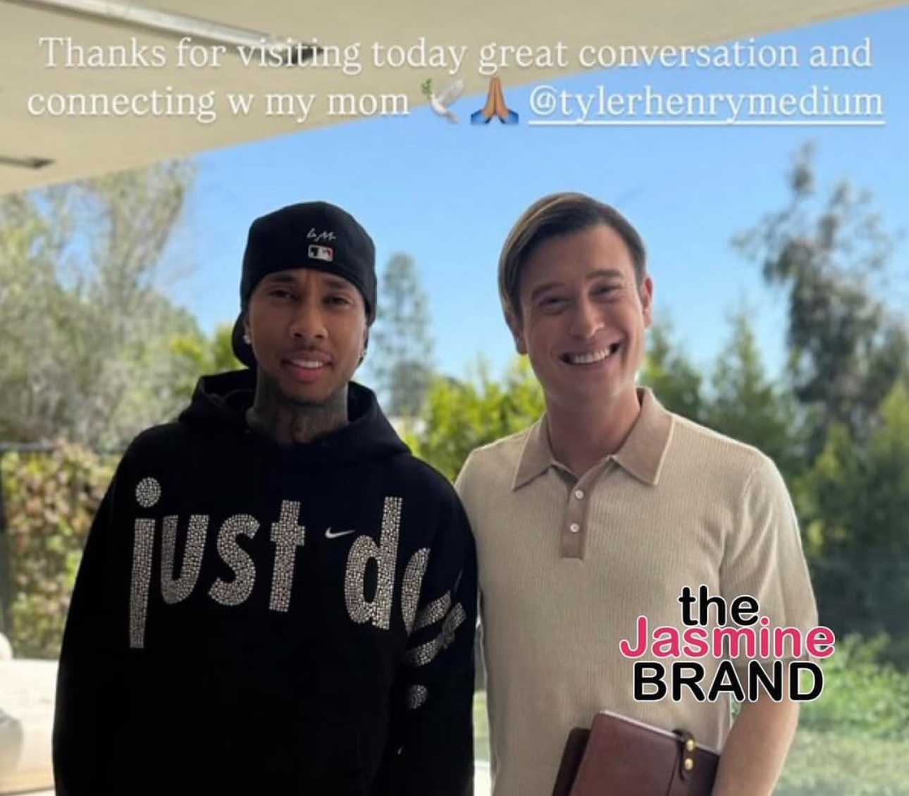 Tyga Thanks Celebrity Psychic Tyler Henry For Connecting Him To His ...