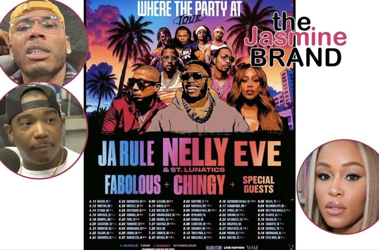 Nelly Announces ‘Where The Party At’ Tour Featuring Ja Rule & Eve - theJasmineBRAND