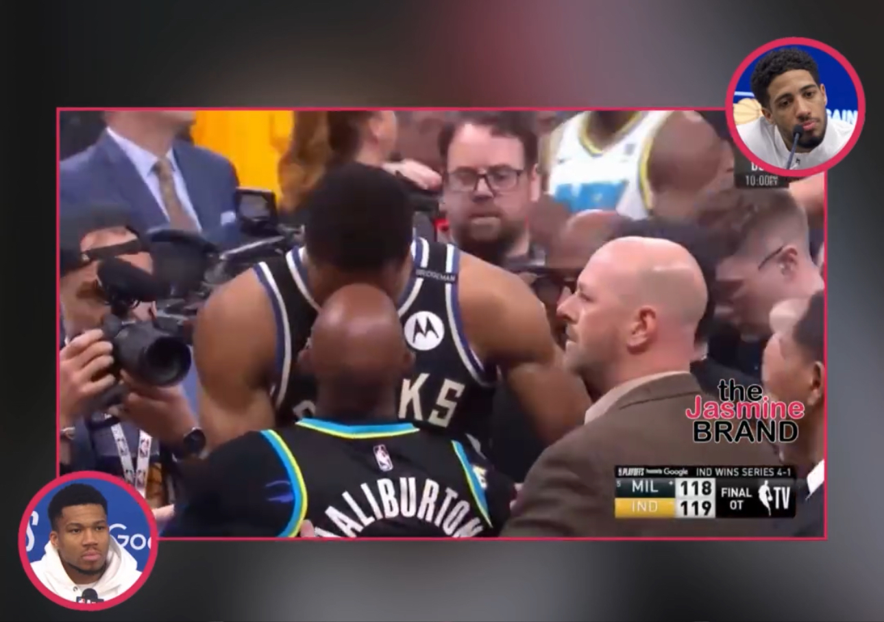 Bucks’ Giannis Antetokounmpo Calls Out Pacers’ Tyrese Haliburton’s Dad For Being ‘Disrespectful ...