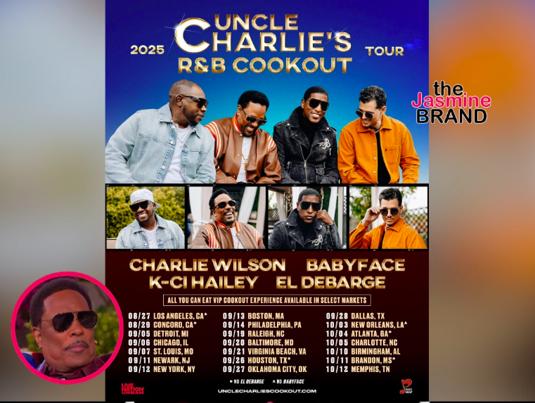 Charlie Wilson Announces 'Uncle Charlie's R&B Cookout Tour' w/ Babyface ...
