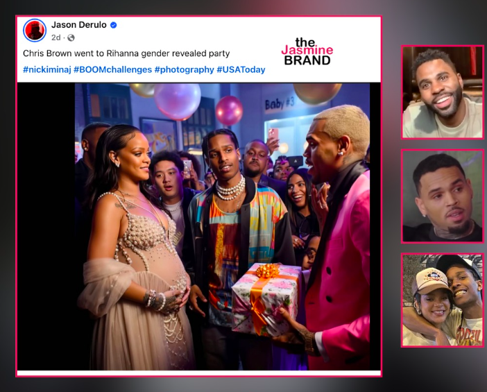 Jason Derulo Confuses Fans After Posting AI Image Of Chris Brown At ...