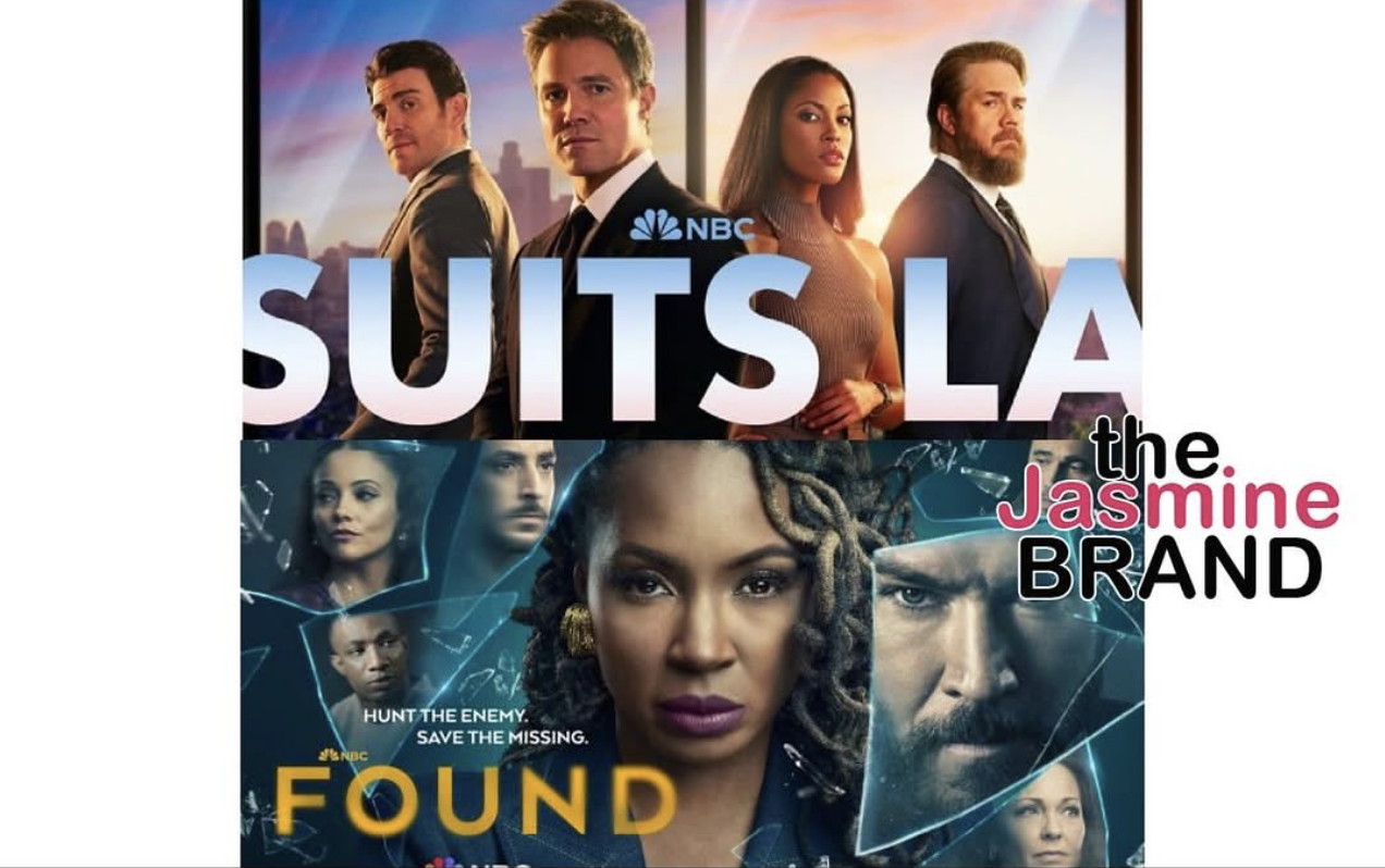 NBC Cancels 'Found' & 'Suits LA' Amid Ratings Decline - theJasmineBRAND