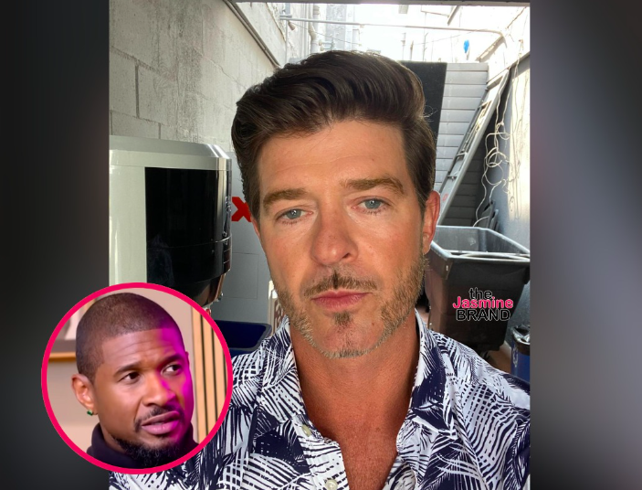 Robin Thicke Says Usher Stepped In As Groomsman At His Wedding After ...