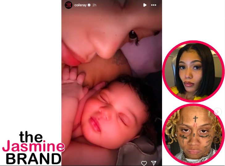 Coi Leray Shares Adorable First Photo Of Newborn Daughter w/ Ex Trippie ...