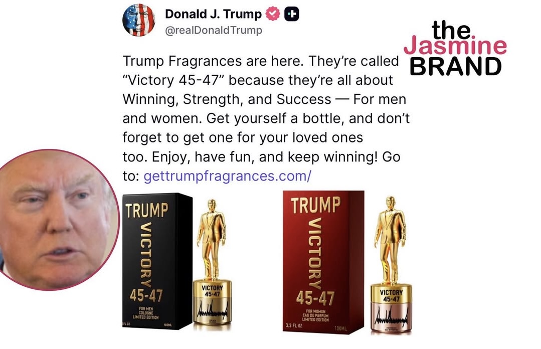 Donald Trump Unveils $249 ‘Victory 45-47’ Fragrance Line Featuring Gold ...