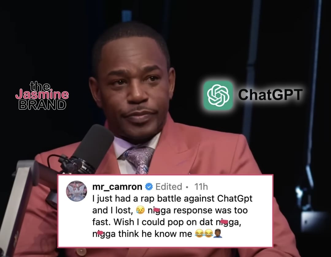 Cam’ron Loses Rap Battle To ChatGPT: ‘N*gga Response Was Too Fast ...
