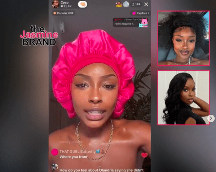 'Love Island USA' Star Coco Responds To Olandria Not Wanting To Say Hi ...