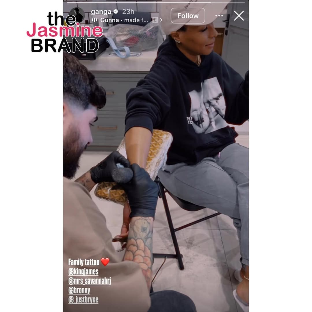 LeBron James, Savannah, Bronny & Bryce Cement Family Bond w/ Matching ...